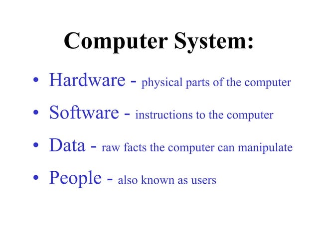 Peter Norton - Introduction to computers Part 1 | PPTX