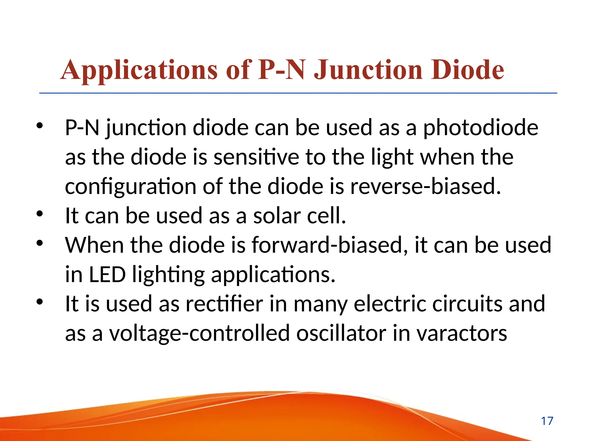 pn-junction diode presentation biasing of PN junction | PPTX
