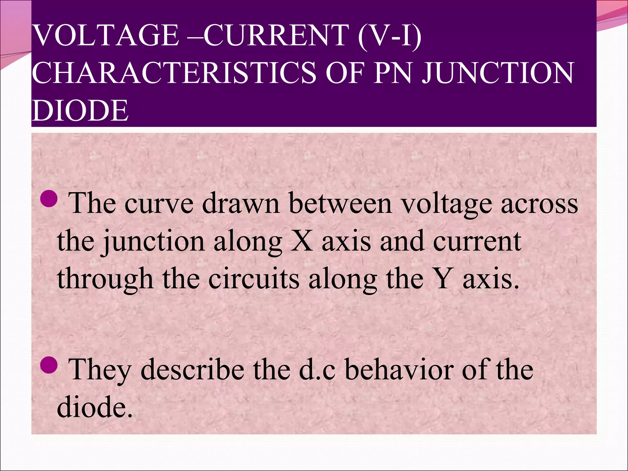 Pn junction diode | PPT