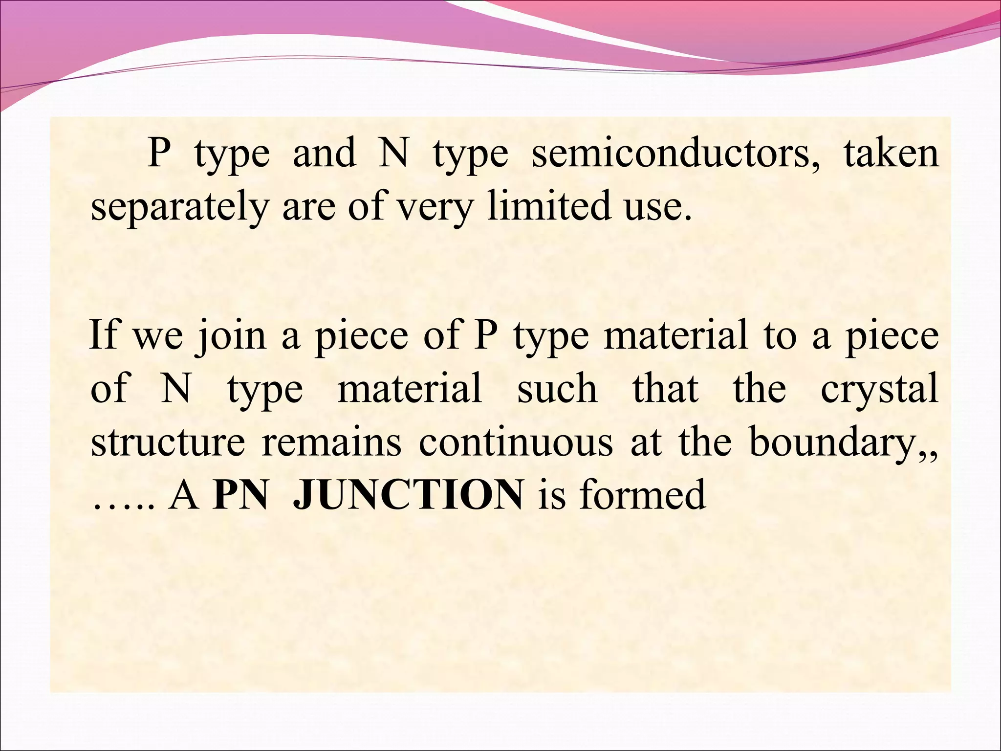 Pn junction diode | PPT