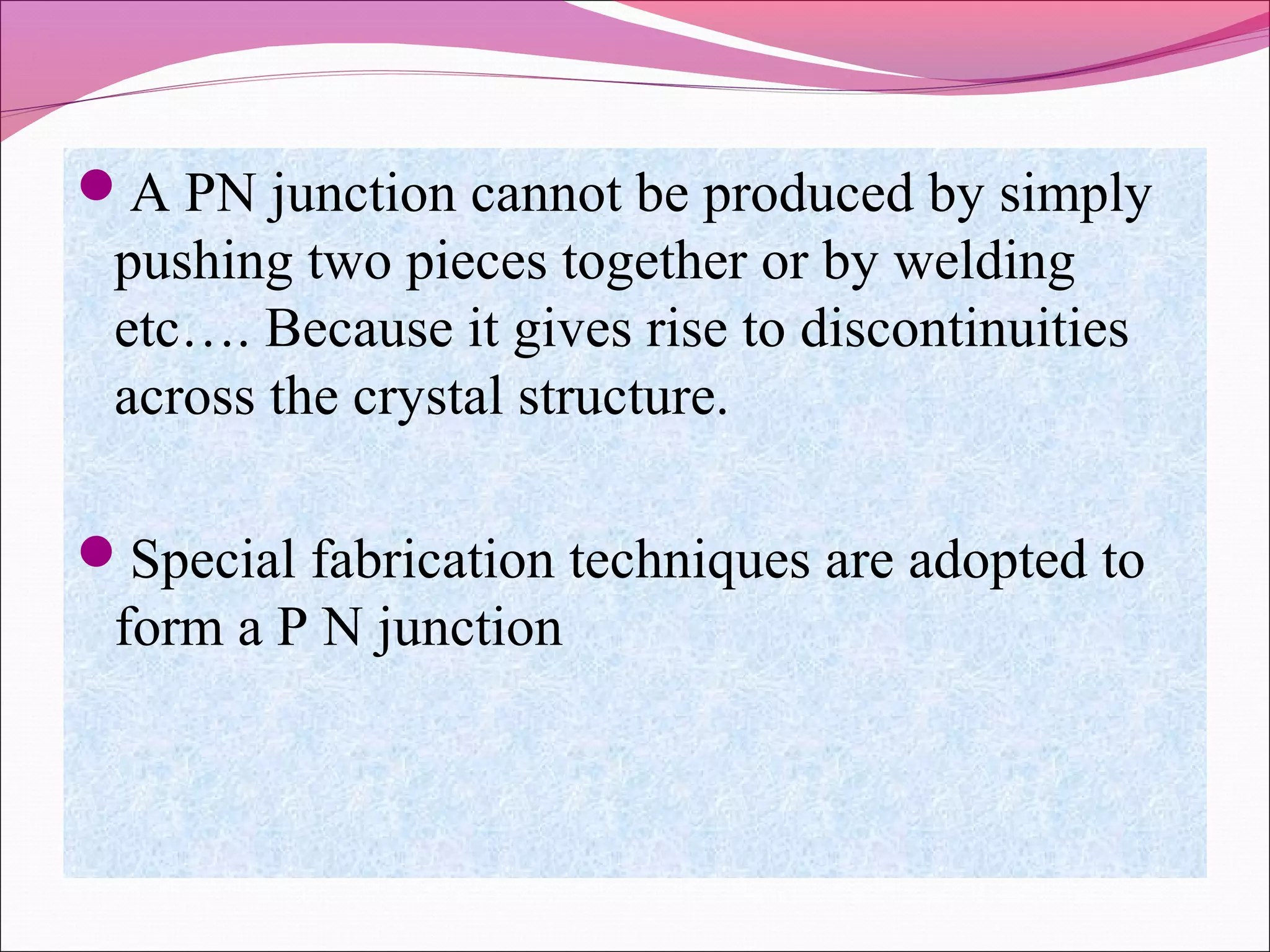 Pn junction diode | PPT