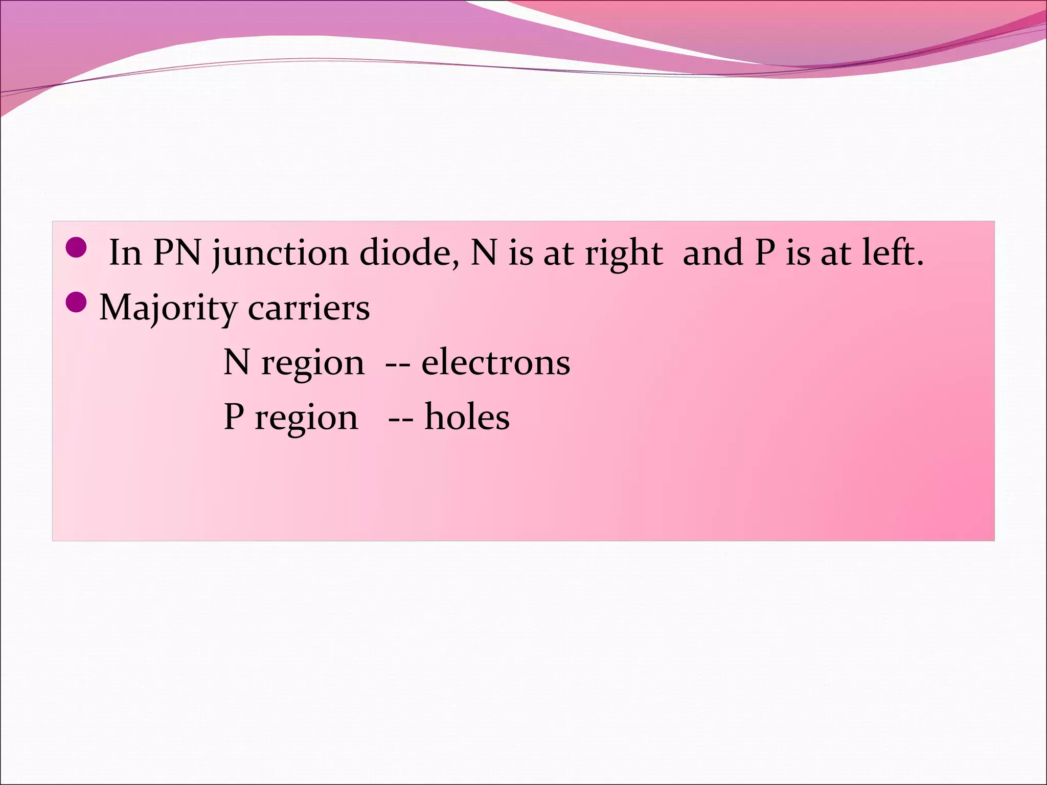 Pn junction diode | PPT