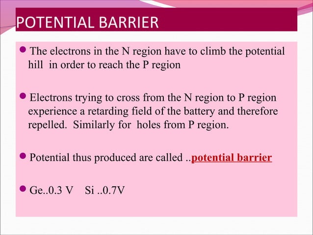 Pn junction diode | PPT | Physics | Science