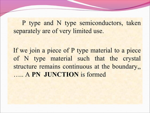 Pn junction diode | PPT | Physics | Science