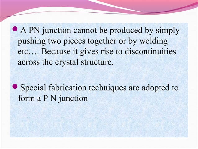 Pn junction diode | PPT | Physics | Science