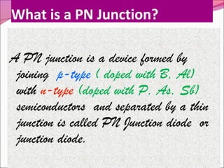 Pn junction diode | PPT