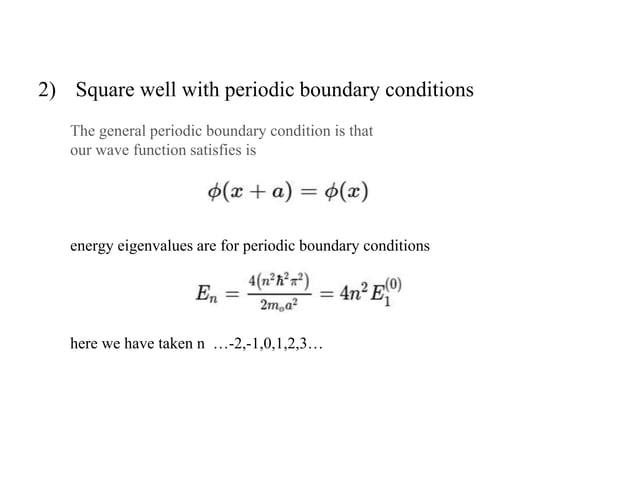 Kronig penny model_computational_phyics | PPTX | Chemistry | Science