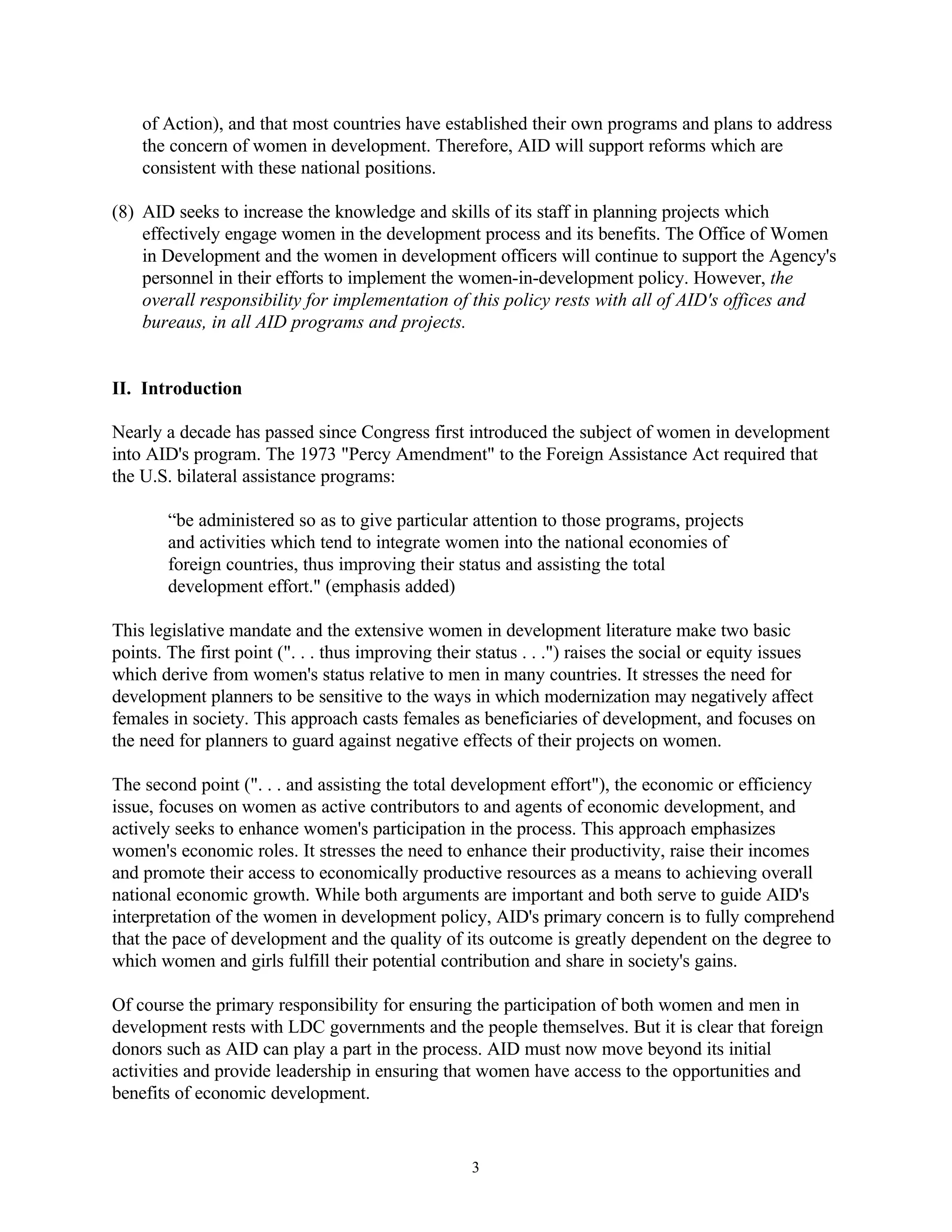 Women in Development | PDF