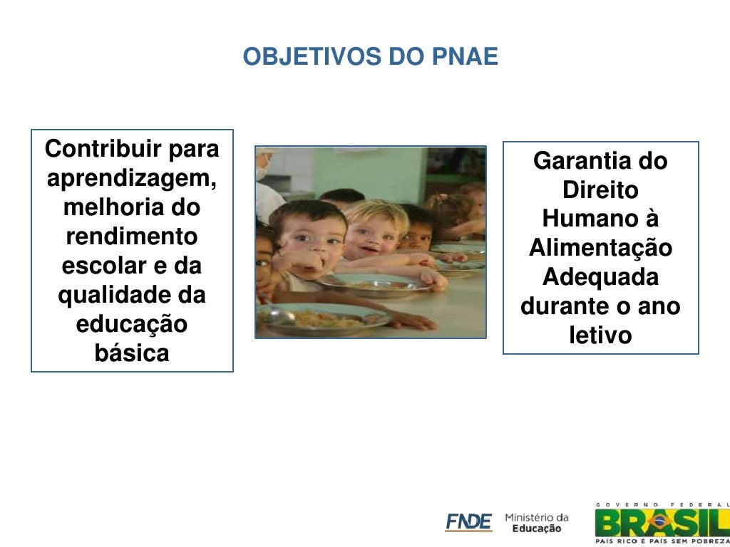 PNAE - Programa Nacional de Alimentação Escolar