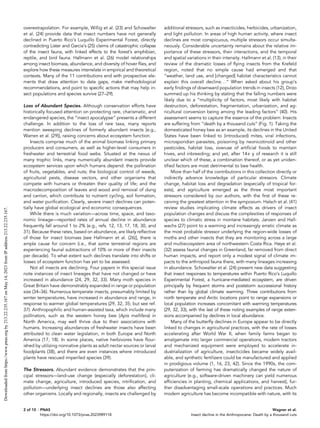 Insect decline in Anthopocene | PDF