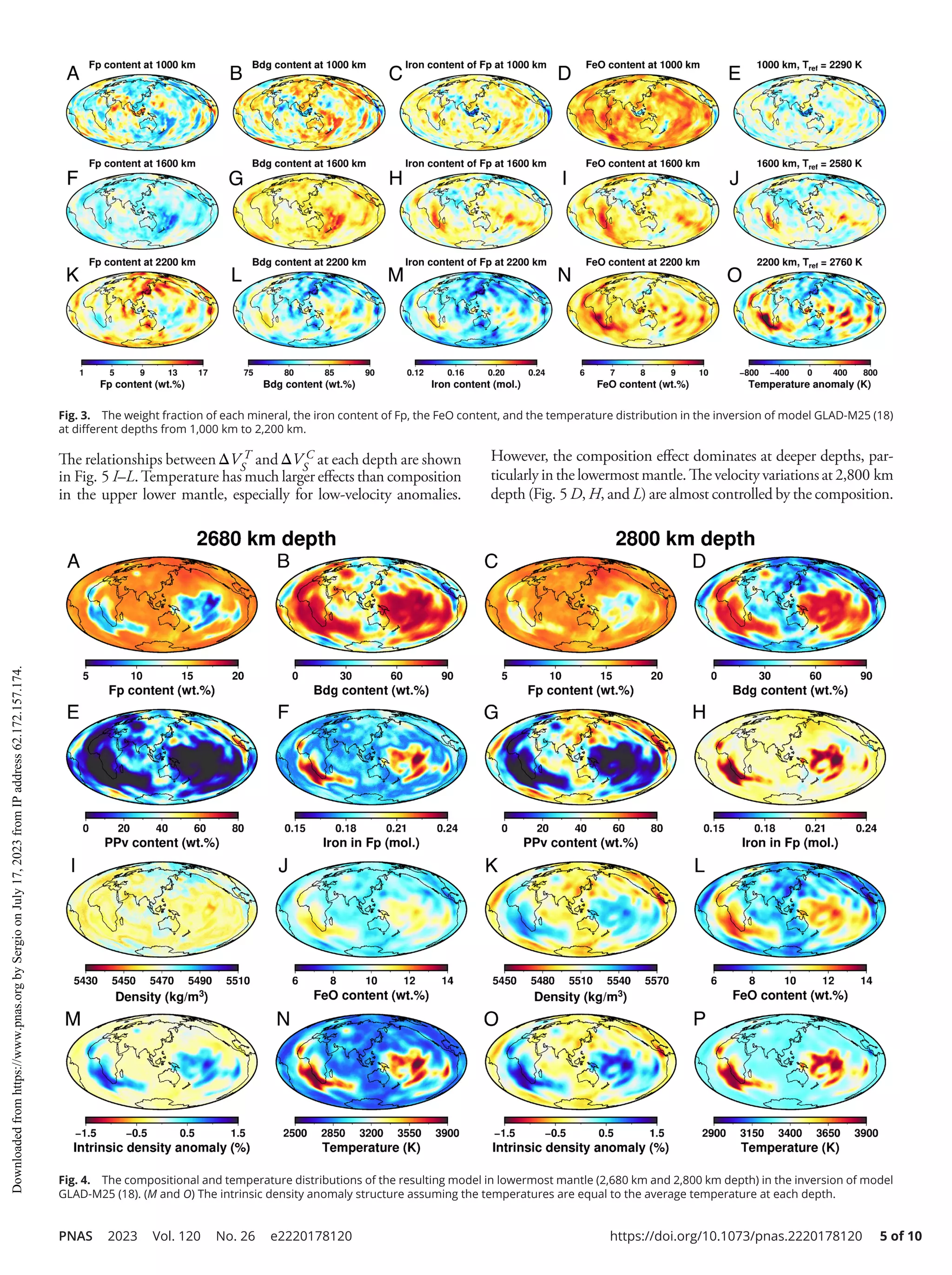 Compositional And Thermal State Of The Lower Mantle From Joint 3d Inversion With Seismic