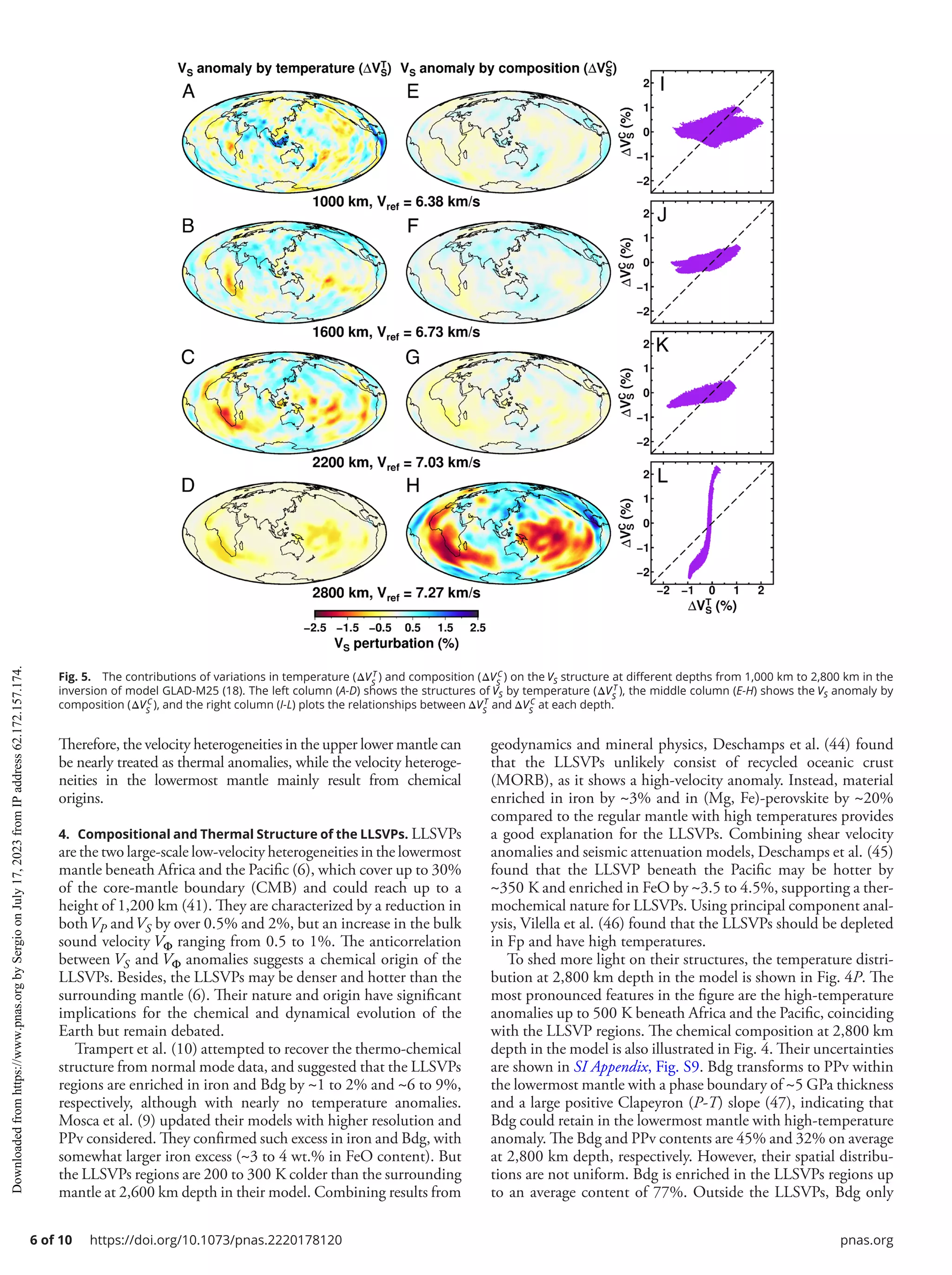 Compositional And Thermal State Of The Lower Mantle From Joint 3d Inversion With Seismic