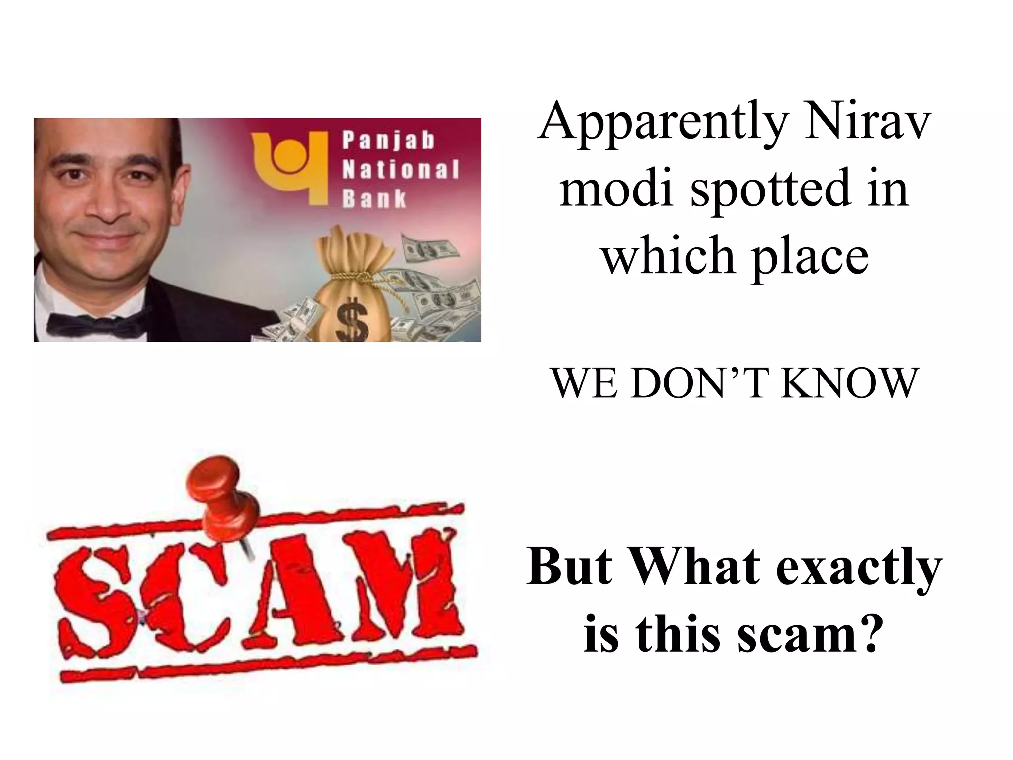 Punjab National Bank (PNB) Scam | PPTX