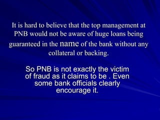 Punjab National Bank (PNB) Scam | PPTX
