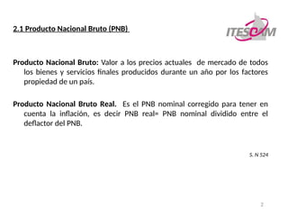 PNB DIAPOSITVAS ( Producto Nacional Bruto | PPTX