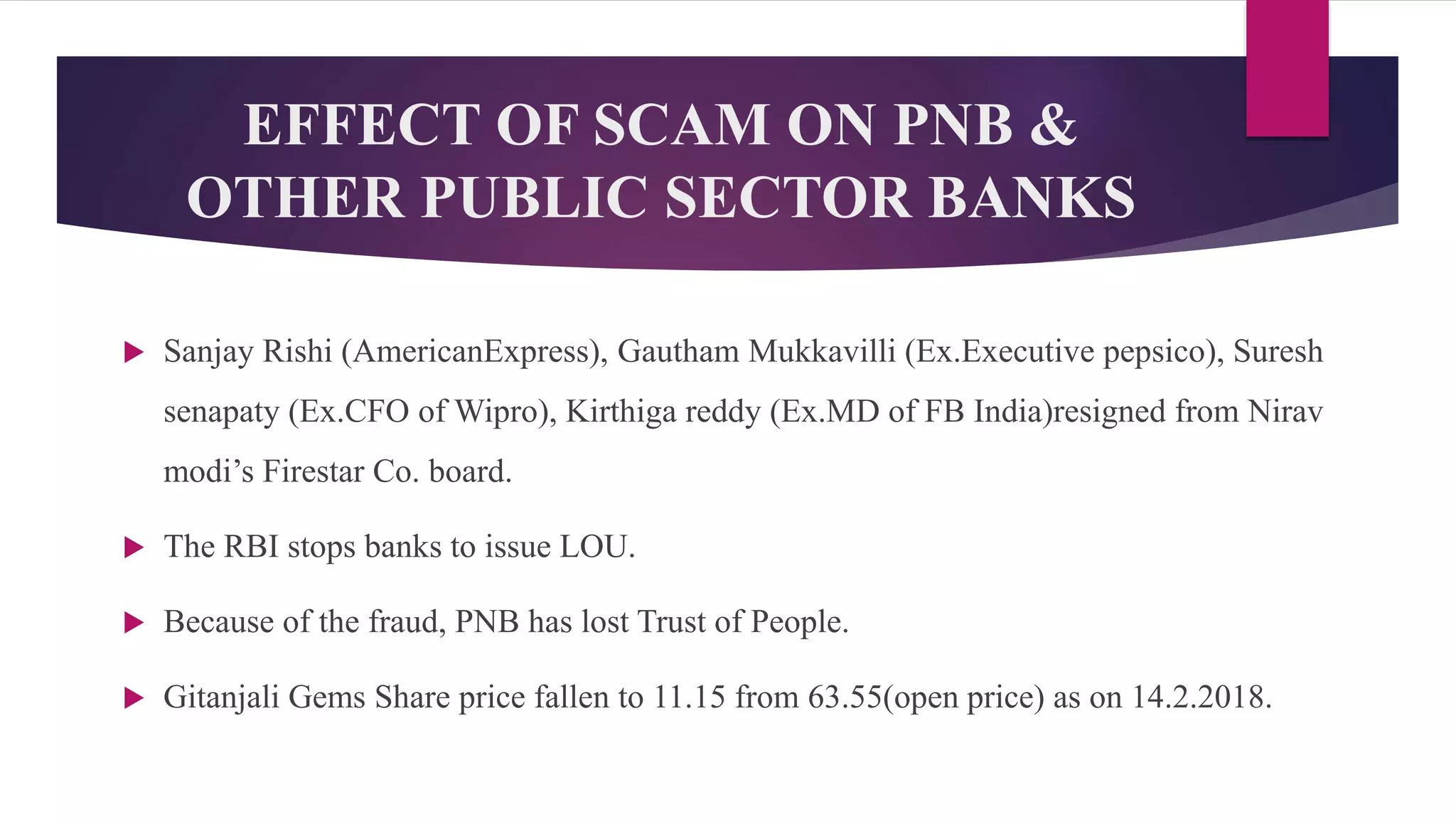 PNB SCAM (NIRAV MODI Case) | PPTX