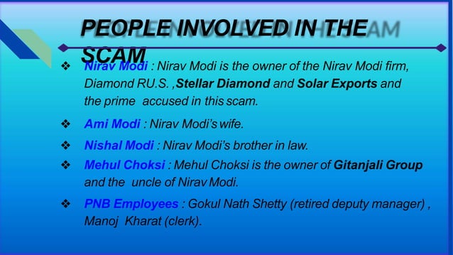 PNB SCAM.pptx | Currencies | Economy