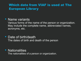 Linked Data and cultural heritage data: an overview of the approaches ...