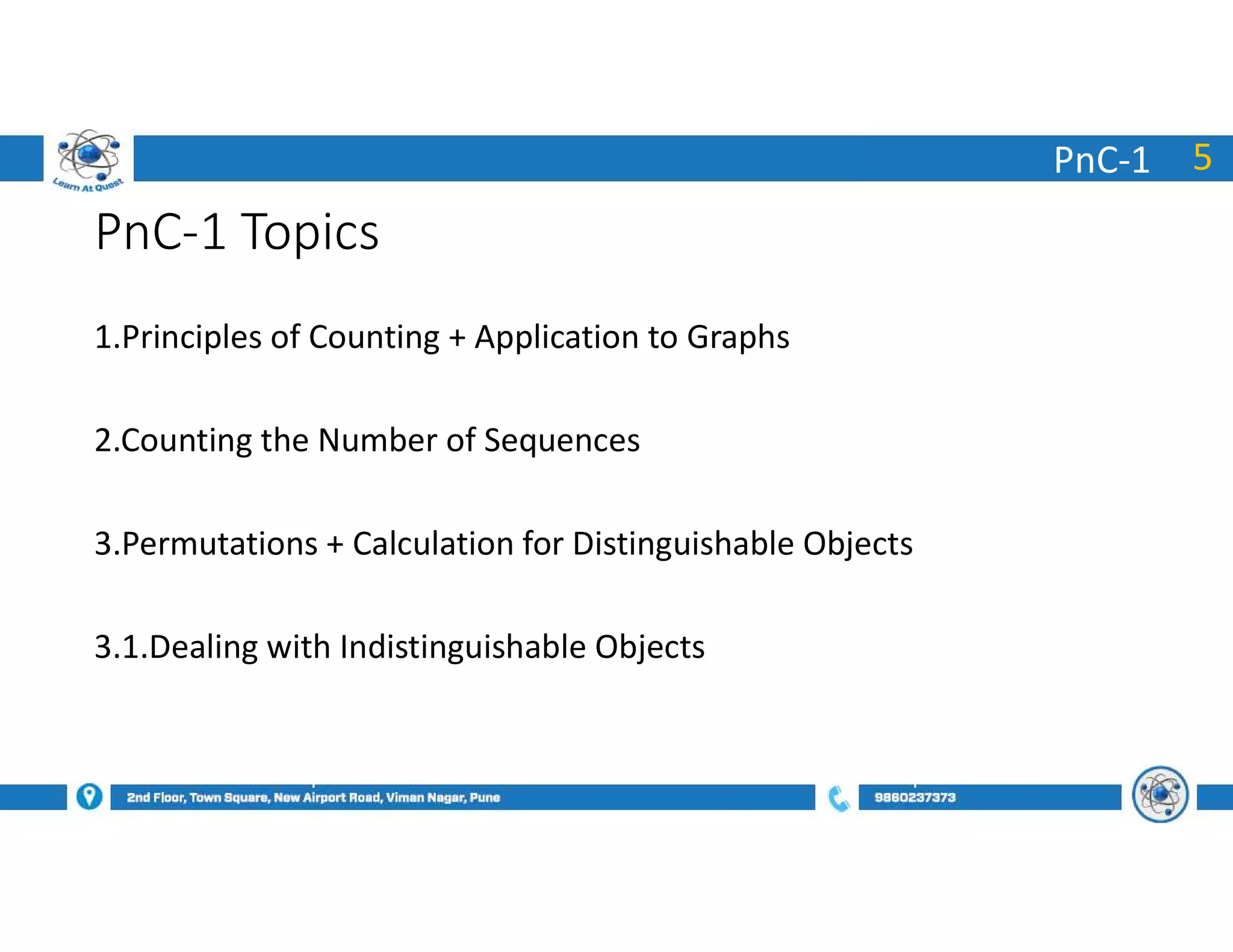 Permutations and Combinations IIT JEE+Olympiad Lecture 1 | PDF
