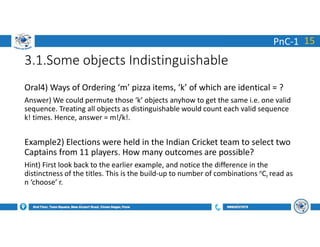 Permutations and Combinations IIT JEE+Olympiad Lecture 1 | PDF