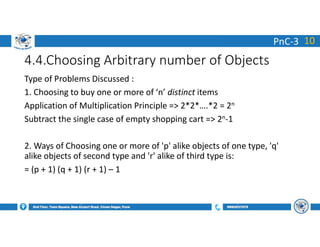 Permutations and Combinations IIT JEE+Olympiad Lecture 3 | PDF