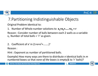 Permutations and Combinations IIT JEE+Olympiad Lecture 4 | PPT