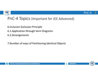 Permutations and Combinations IIT JEE+Olympiad Lecture 4 | PPT