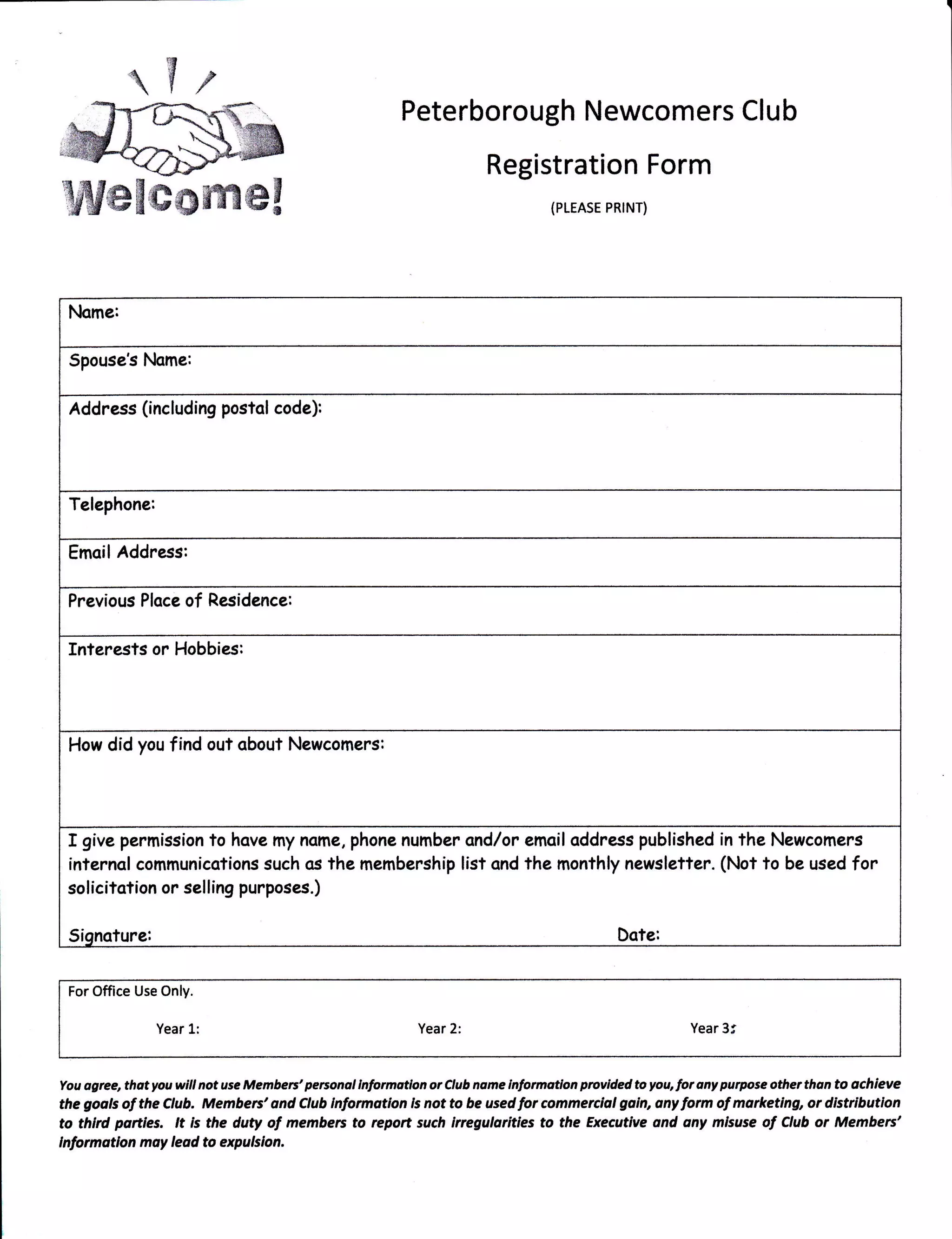 Pnc all forms for new members | PDF