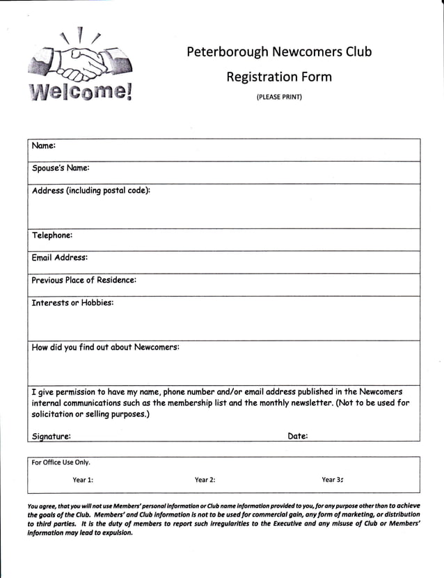 Pnc all forms for new members | PDF