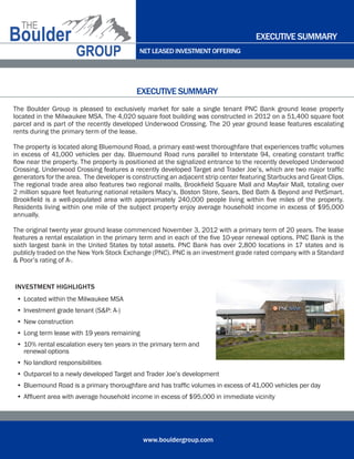Triple Net PNC Bank for sale | PDF