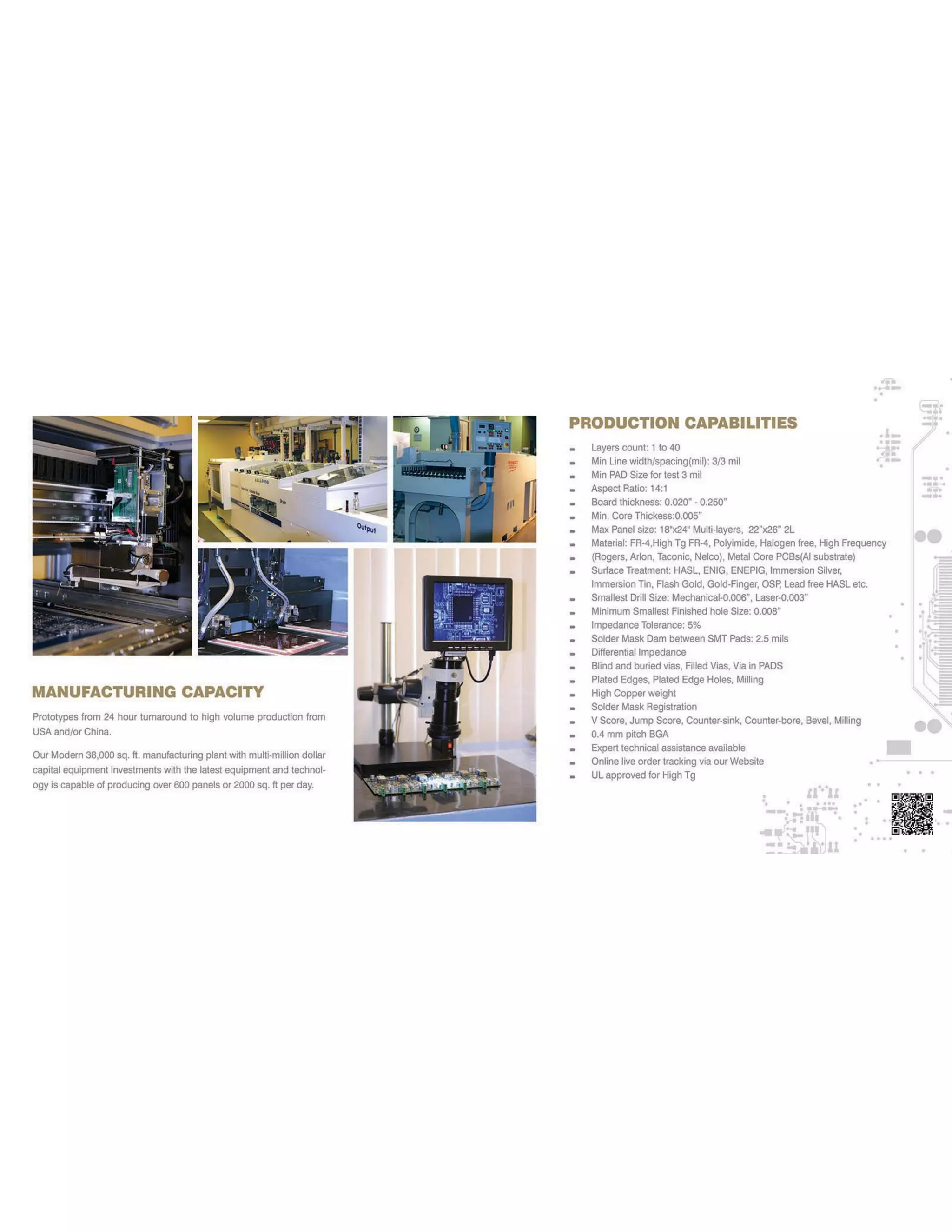 PC Board Fabrication Brochure | PDF