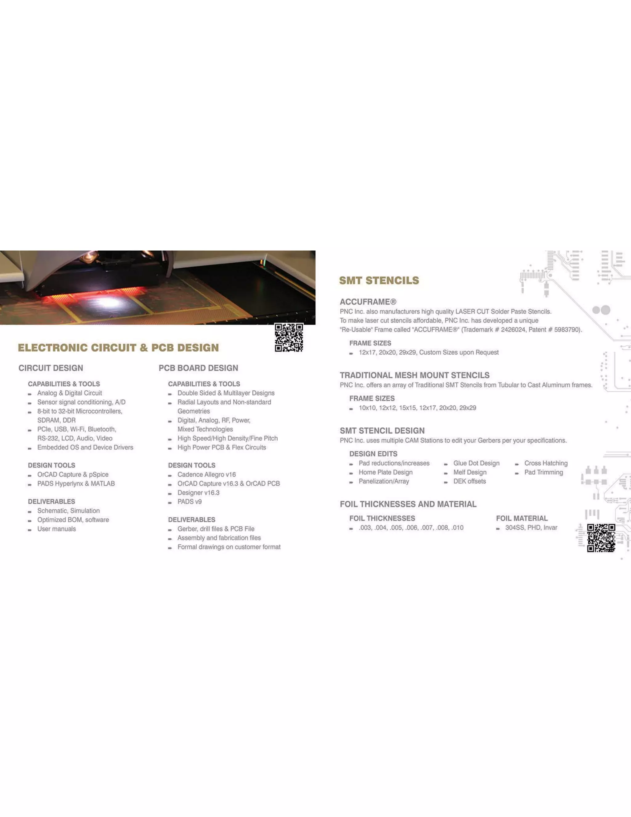 PC Board Fabrication Brochure | PDF