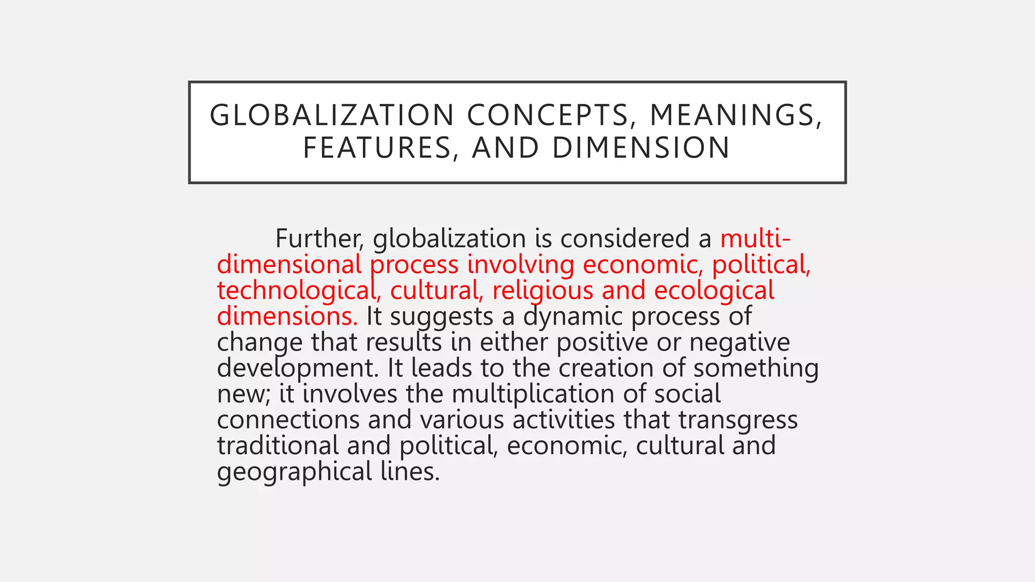 Globalization | PPTX