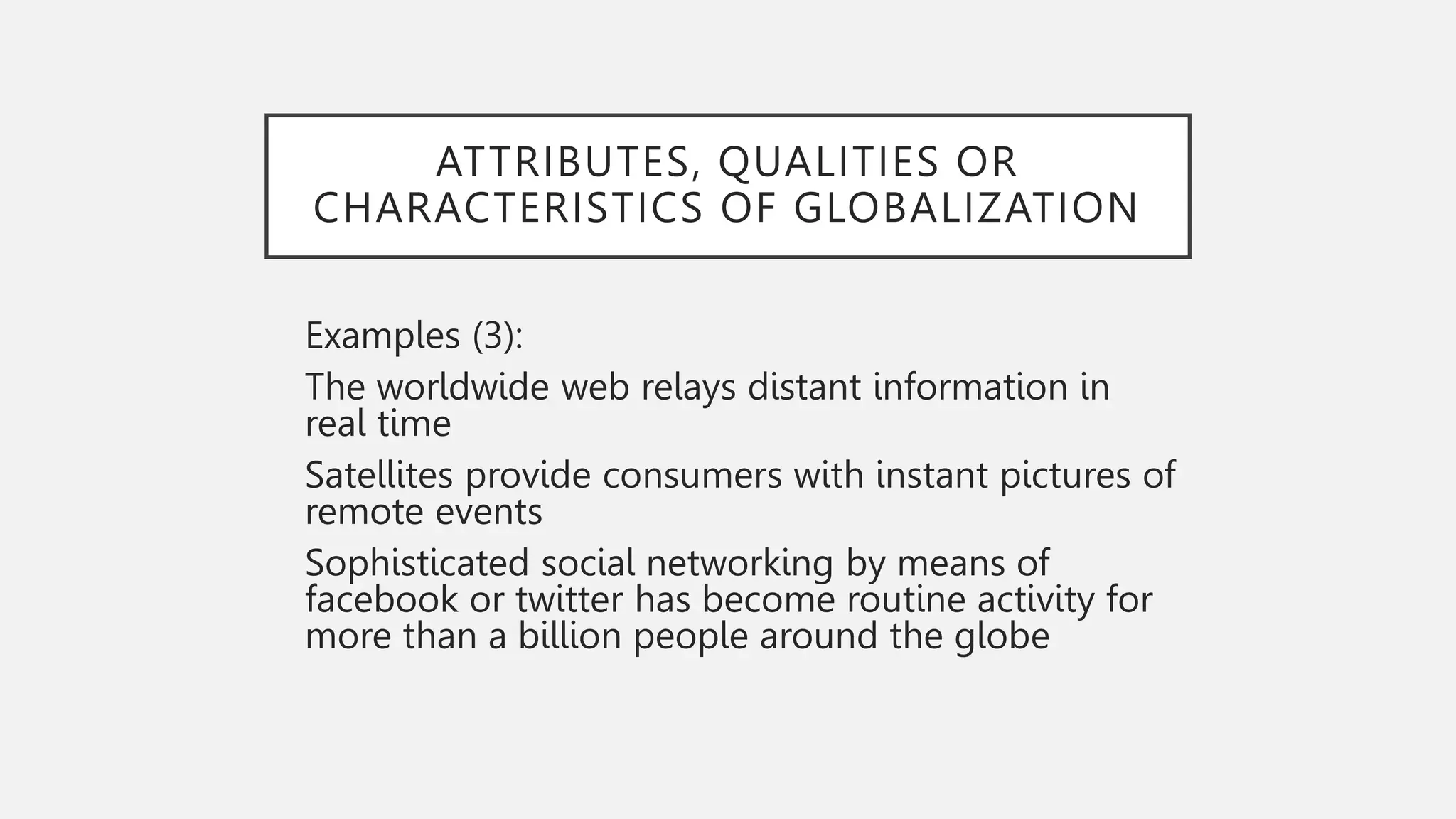 Globalization | PPTX
