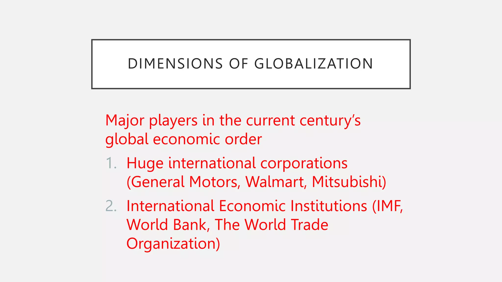 Globalization | PPTX