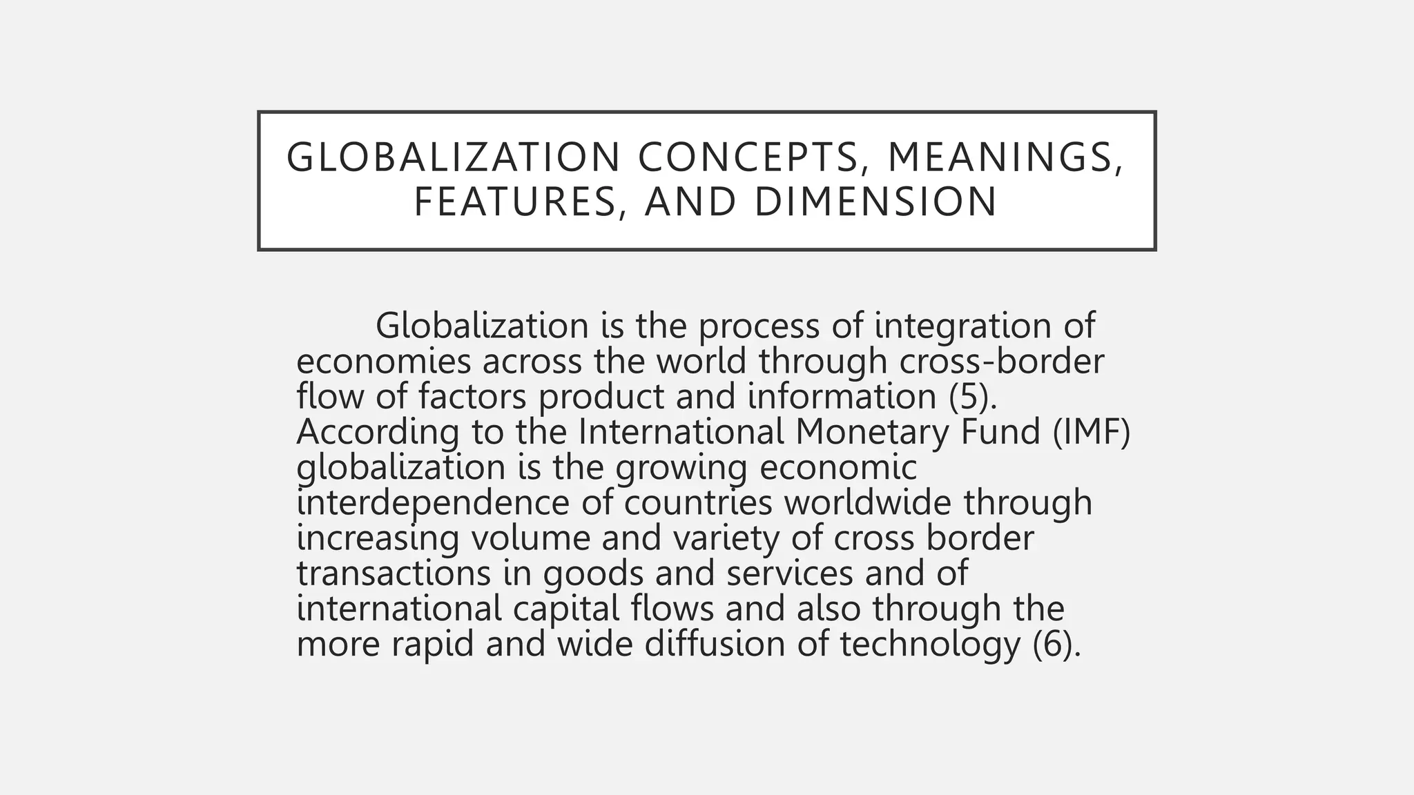 Globalization | PPTX