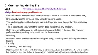 Postnatal care VISITS and normal postpartum .pptx