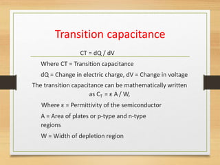PN JUNCTION DIODE CONSTRUCTION AND VI CHARACTERISTICS | PPTX