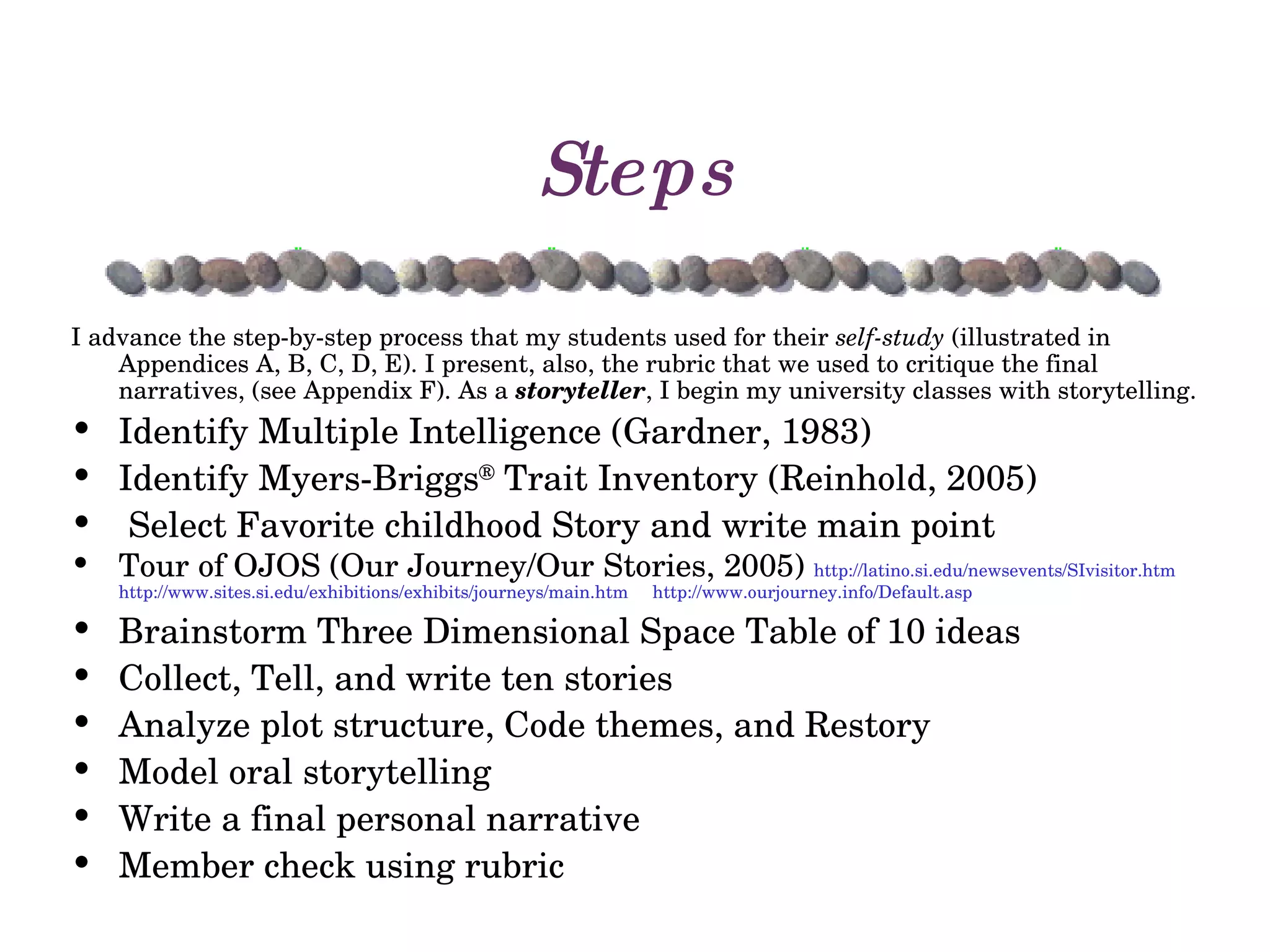 Personal Narrrative | PPT