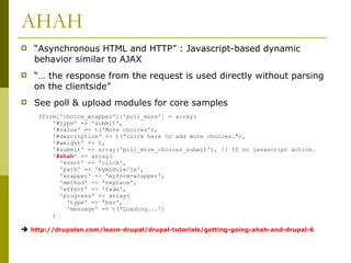 Drupal Lightning FAPI Jumpstart | PPT