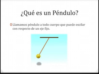 Péndulo simple | PPTX