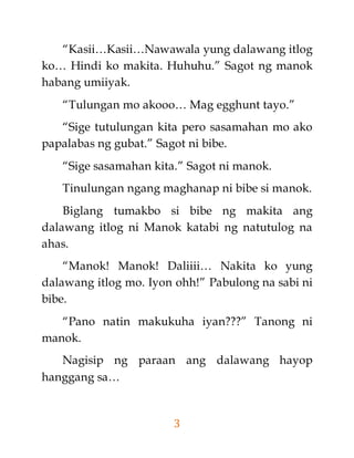 Ang Paglalakbay ni Bibeng Pabebe (Modernong Pabula) | DOCX