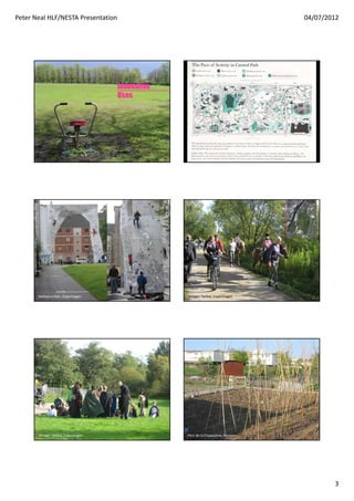 Peter Neal Rethinking Parks presentation | PDF