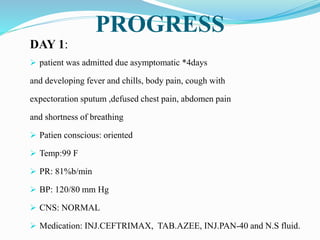 CASE PRESENTATION ON PNEUMONIA | PPTX