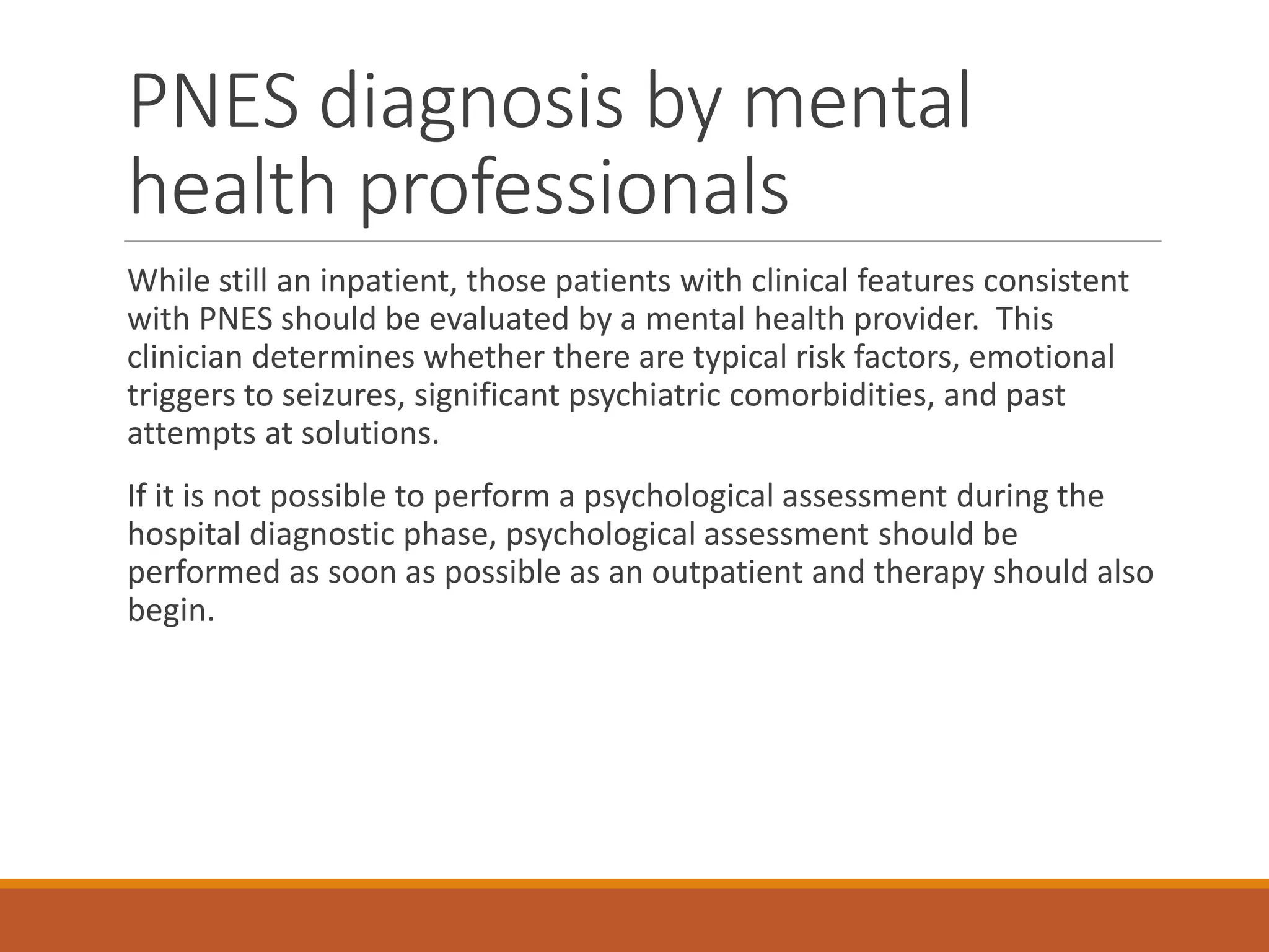 Presentation on treating psychogenic seizures/PTSD with prolonged ...
