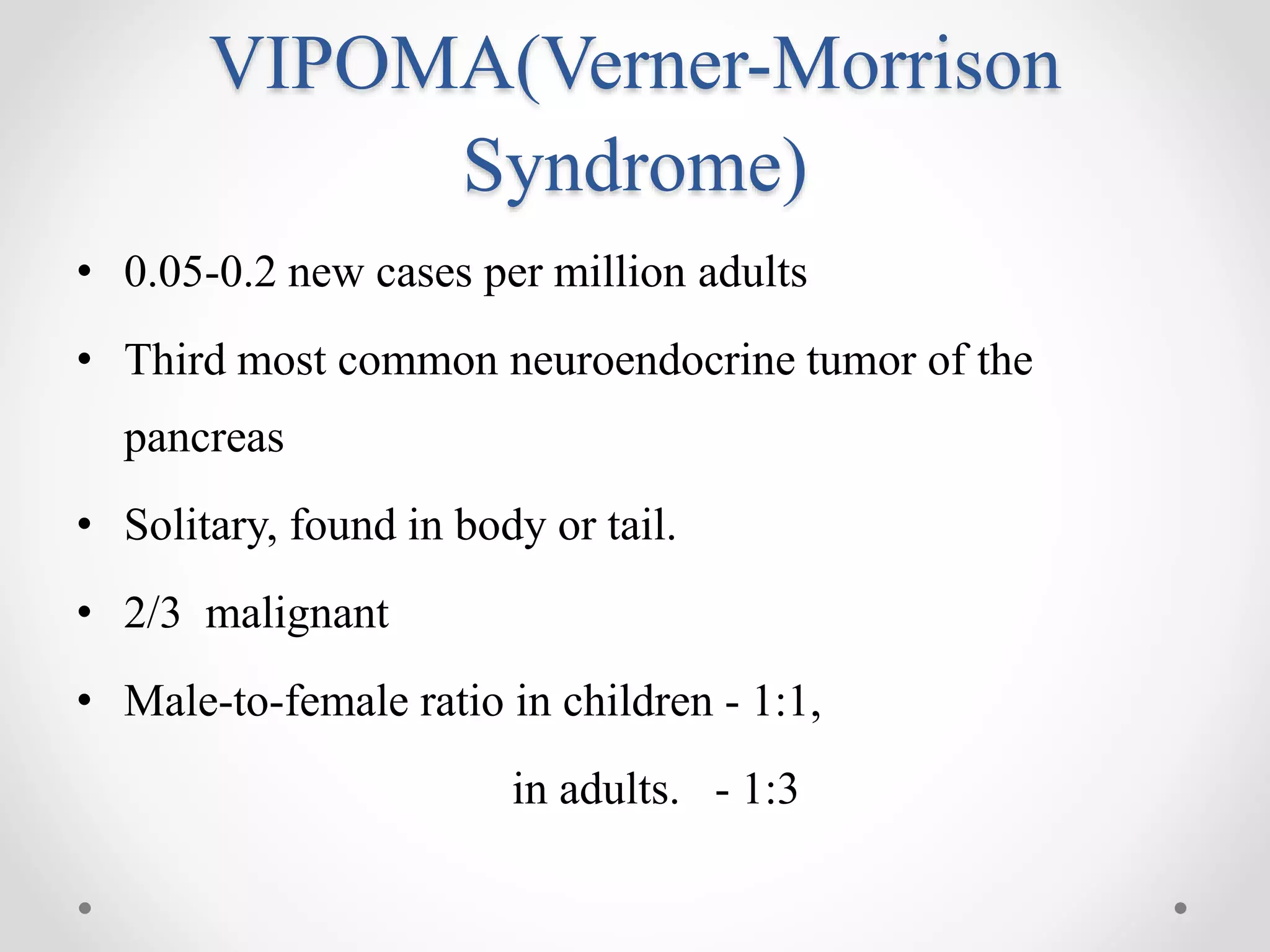 Pancreatic neuroendocrine tumors | PPTX