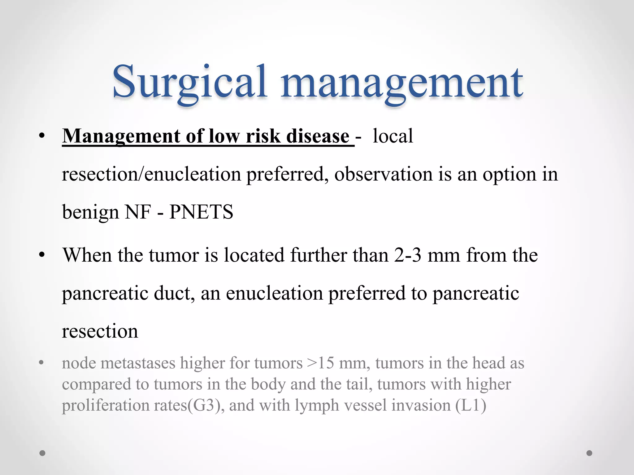 Pancreatic neuroendocrine tumors | PPTX