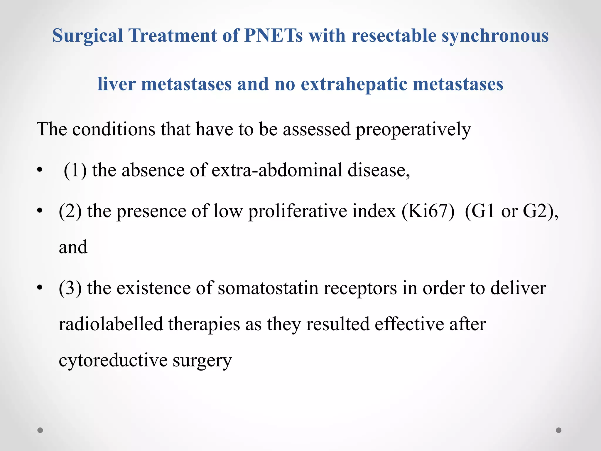 Pancreatic neuroendocrine tumors | PPTX