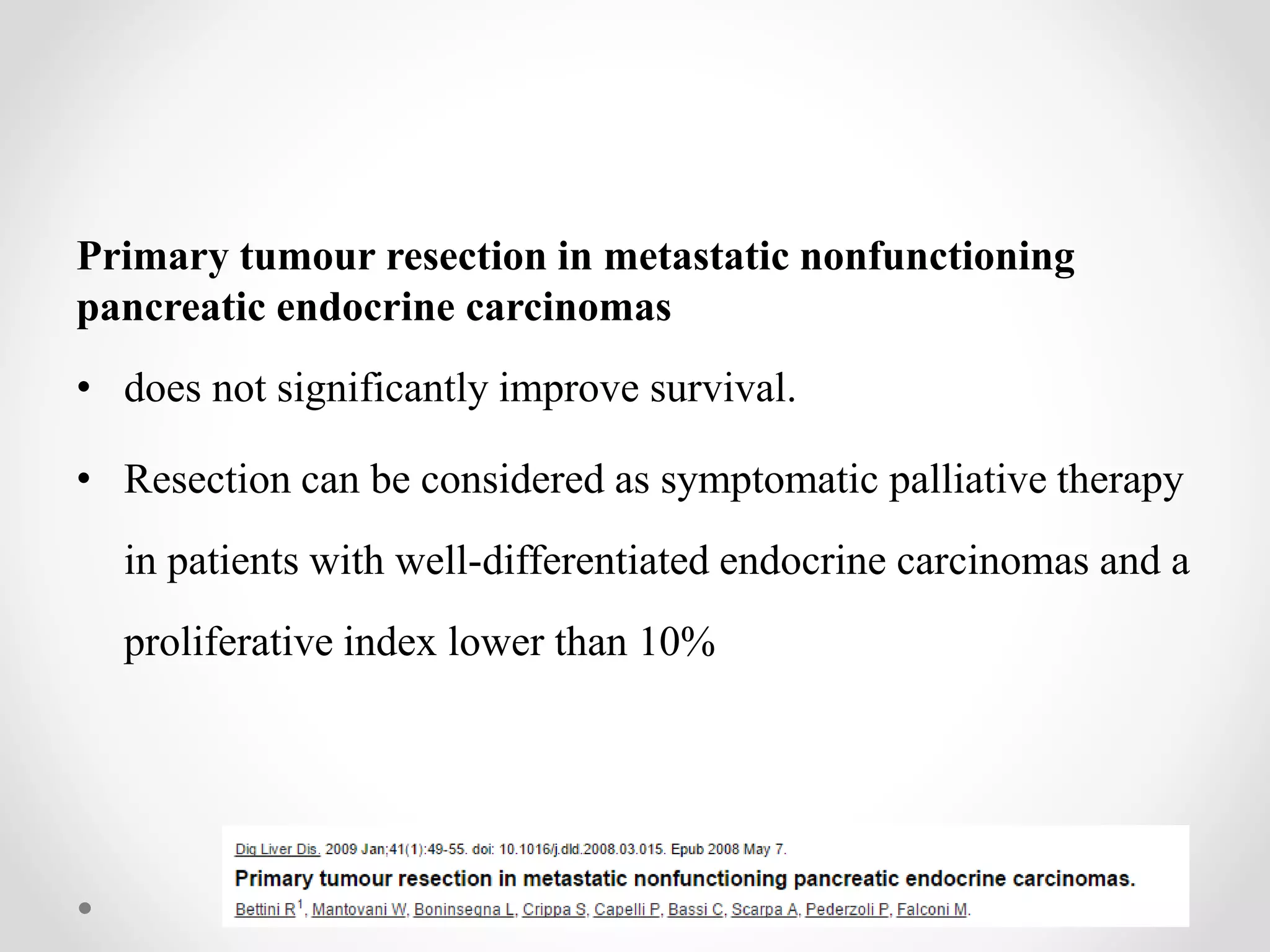Pancreatic neuroendocrine tumors | PPTX