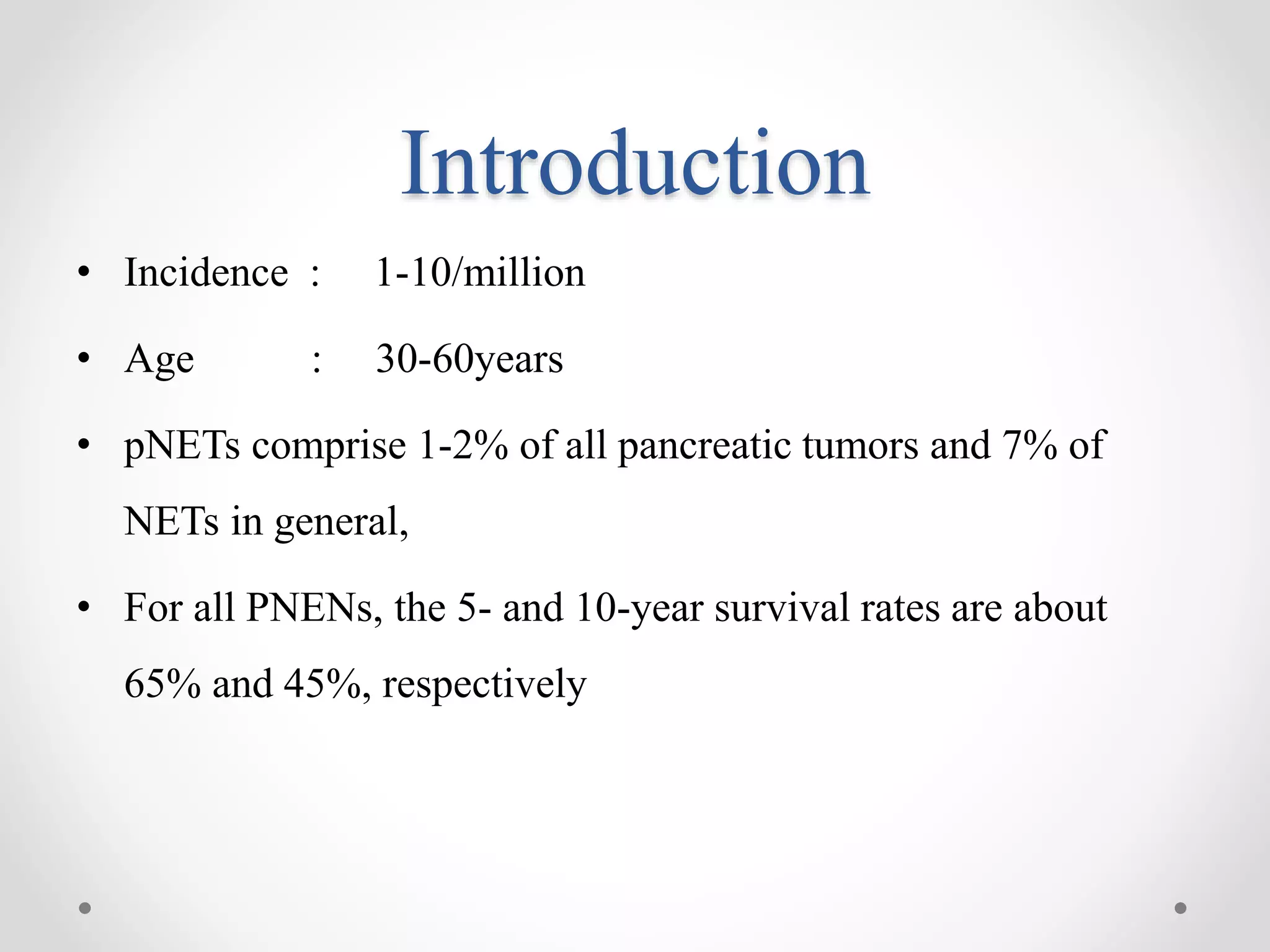 Pancreatic neuroendocrine tumors | PPTX